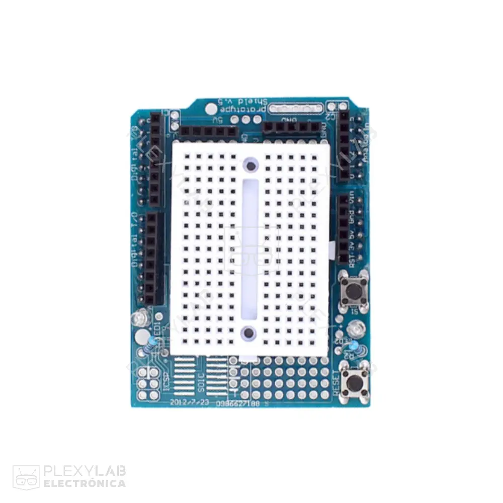 Módulo protoshield tarjeta de expansión para Arduino UNO con protoboard SYB-170 | PLEXYLAB